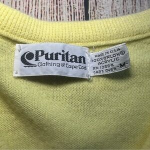 Puritan | Sweaters | Vintage 7s Puritan Sweater Mens Medium Yellow ...